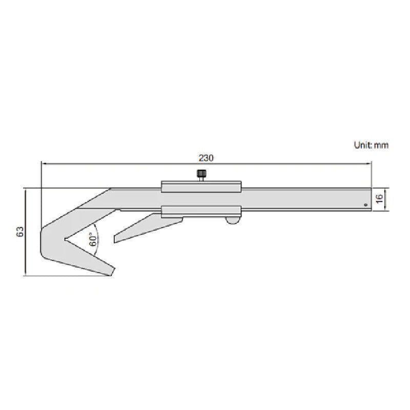 Insize V shape vernier caliper - 1273 – Halozon